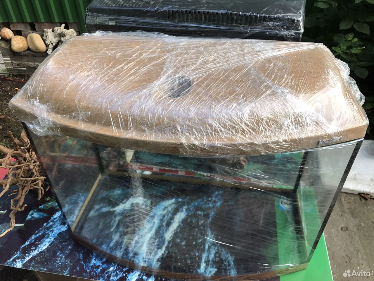 Аквариум акваплюс 50 л цвет Дуб