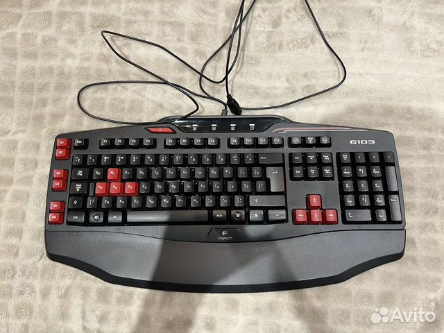 Игровая клавиатура logitech G103 в Москве, цена 1 000 руб. | Объявления ...