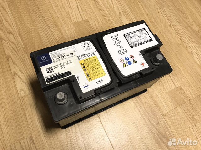 Аккумулятор Mercedes A0019828108 купить в Москве MERCEDES-BENZ | Авито